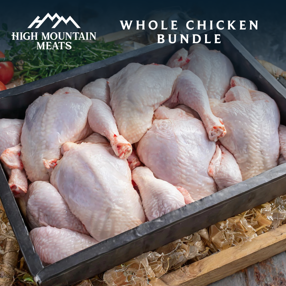 Pasture Raised Whole Chicken Bundle | High Mountain Meats – High ...